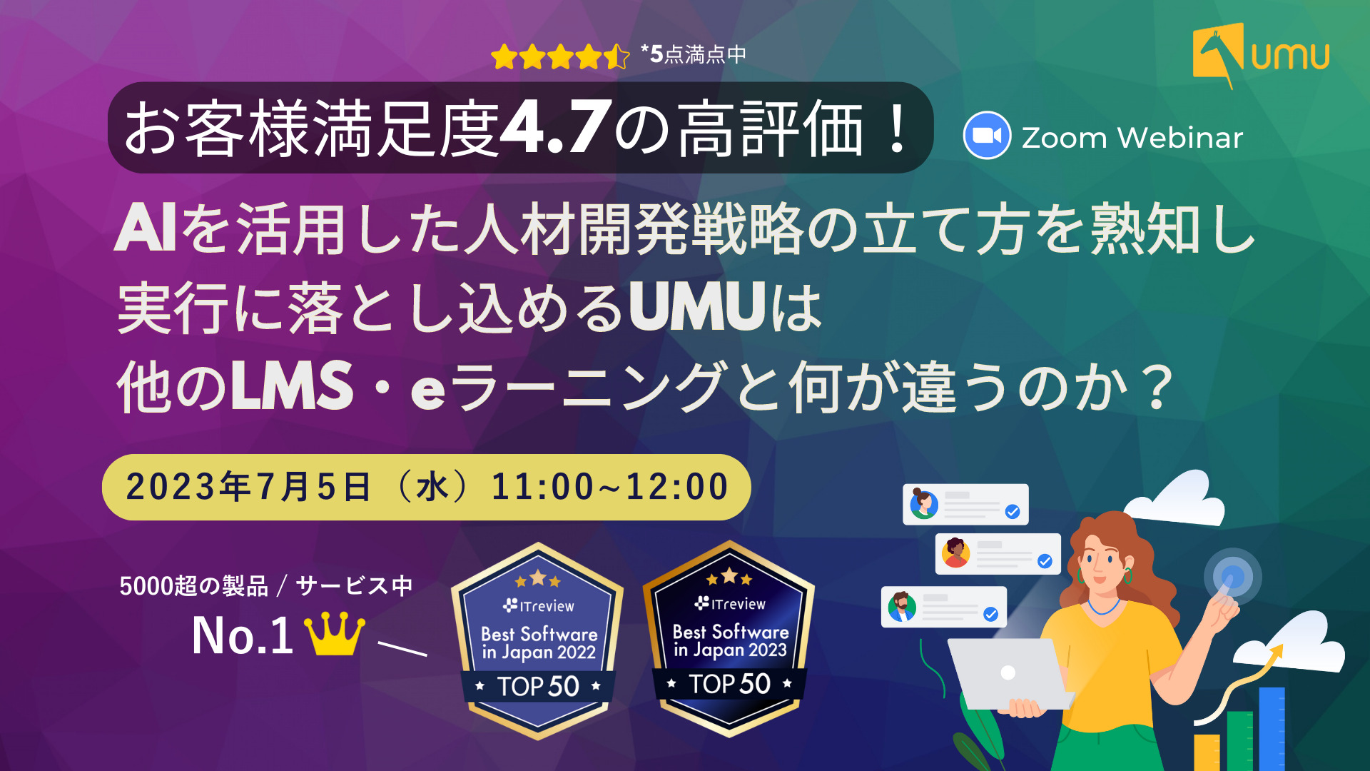 AIを活用した人材開発戦略の立て方を熟知し、 実行に落とし込めるUMUは 他のLMS・eラーニングと何が違うのか？- ユームテクノロジージャパン株式会社（UMU Technology Japan）